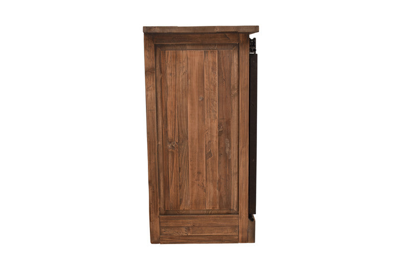 Tracker Slide Door Buffet - Elm wood and Iron